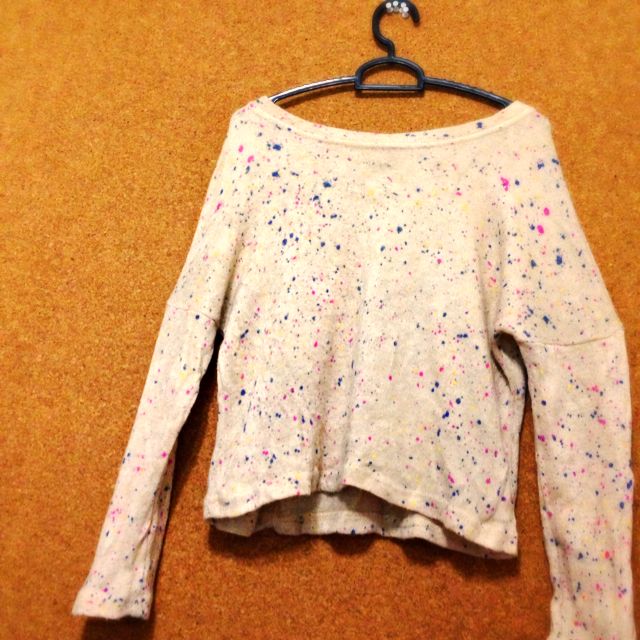 Paint Splatter Top, Women's Fashion, Tops, Other Tops on Carousell