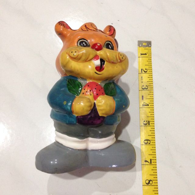 (SOLD!) Original 1980's POSB Bank Squirrel Singapore Advertising Mascot ...
