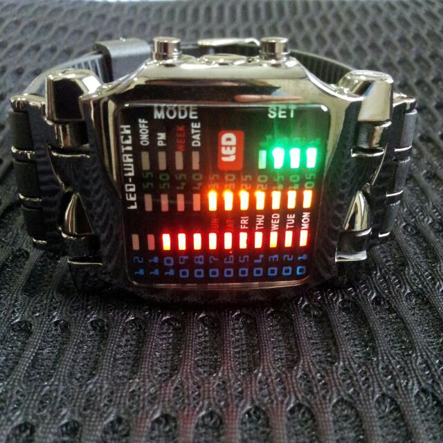 Binary Led Watch, Health & Nutrition, Health Monitors & Weighing Scales ...