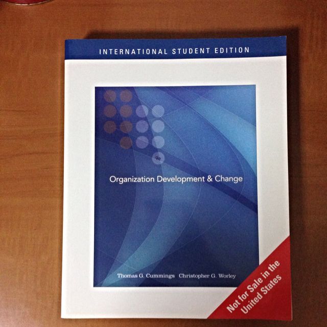 Organization Development & Change Textbook, Hobbies & Toys, Books & Magazines, Textbooks on ...
