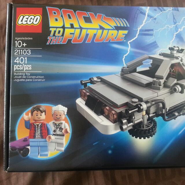 Lego 21103 Back To The Future The DeLorean Time Machine, Hobbies & Toys ...