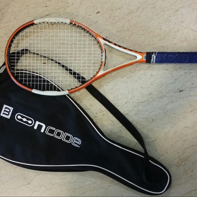 Wilson Ncode Tennis Rocket, Sports Equipment, Sports & Games, Racket ...