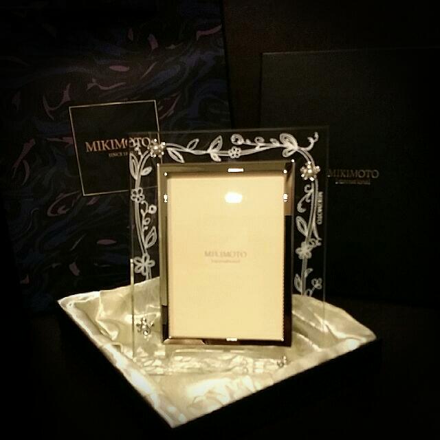 MIKIMOTO International Lucite Genuine PEARL Photo Frame - Brand NEW ...