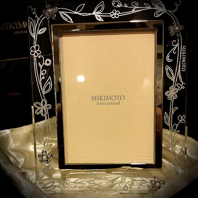 MIKIMOTO International Lucite Genuine PEARL Photo Frame - Brand NEW ...