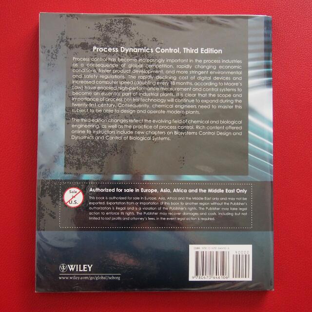 CN3121 Process Dynamics amd Control, Hobbies & Toys, Books & Magazines ...