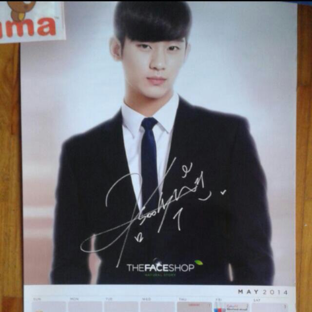 [INSTOCK] Kim Soo Hyun Face Shop Poster, Hobbies & Toys, Memorabilia ...