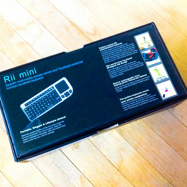 Rii mini - World's Most Mini Wireless Keyboard Mouse Presenter Combo ...