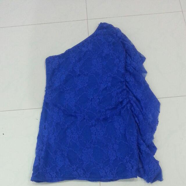 Blue Toga Lace Dress. , Women's Fashion, Tops, Sleeveless on Carousell