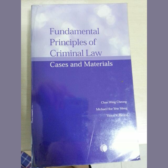 Fundamental Principles of Criminal Law, Hobbies & Toys, Books ...