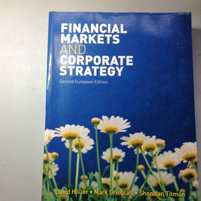 Financial Markets And Corporate Strategy (Second European Edition ...
