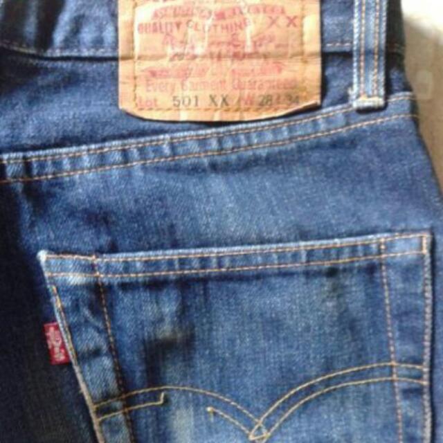 levis vintage big E 501 XX waist 28 length 34 lee edwin Fragment Fenom , Men's Fashion, Bottoms ...