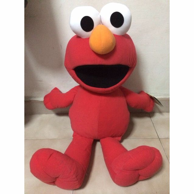 Sesame Street Elmo Plush Toy, Hobbies & Toys, Toys & Games on Carousell