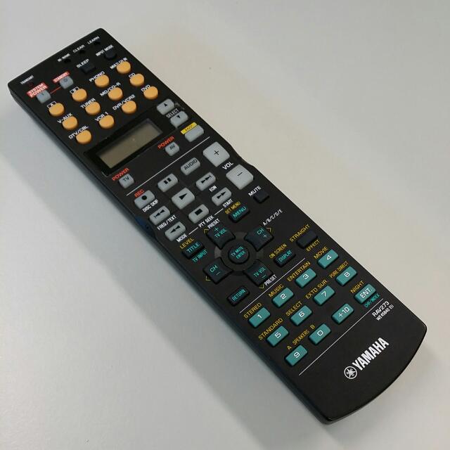 Original Yamaha Remote Control For Av Receiver RAV273, TV & Home ...