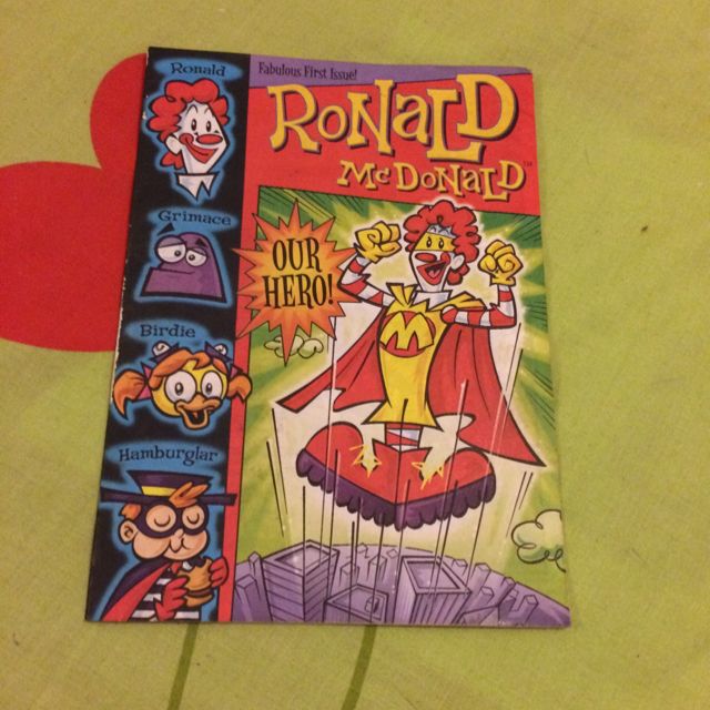 Ronald Mcdonald First Issue Graphic Novel, Hobbies & Toys, Books ...