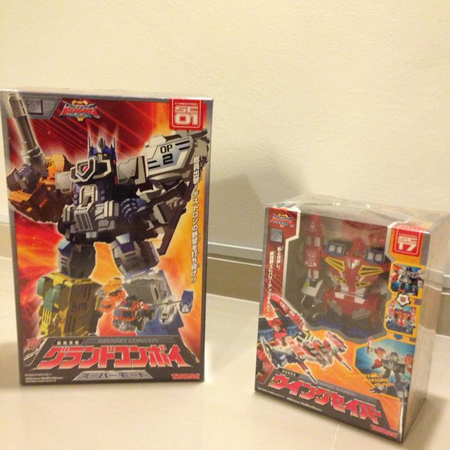 Transformers SC-01 Superlink Grand Convoy And SC-17 Wing Sabre (TAKARA ...