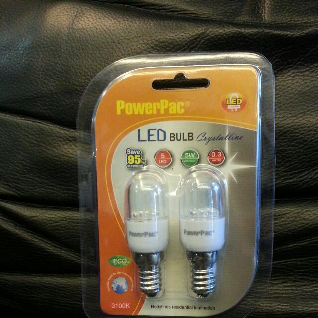 PowerPac LED Bulb Crystalline (E14), Furniture & Home Living, Lighting ...