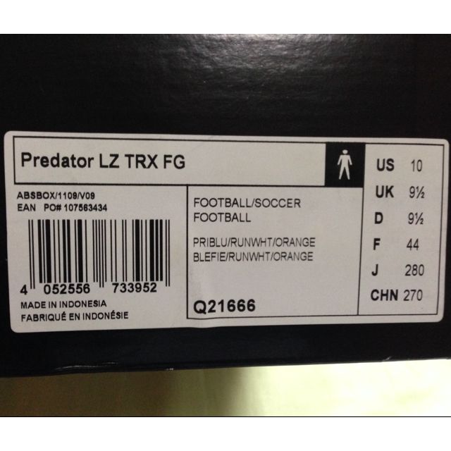 Adidas Predator LZ TRX FG Q21666 (First Grade), Sports Equipment ...