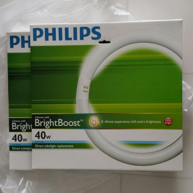 Philips Round Light, Furniture & Home Living, Lighting & Fans, Lighting ...
