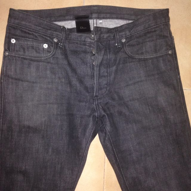 Dior Homme MIJ Raw Jeans, Men's Fashion, Bottoms, Jeans on Carousell