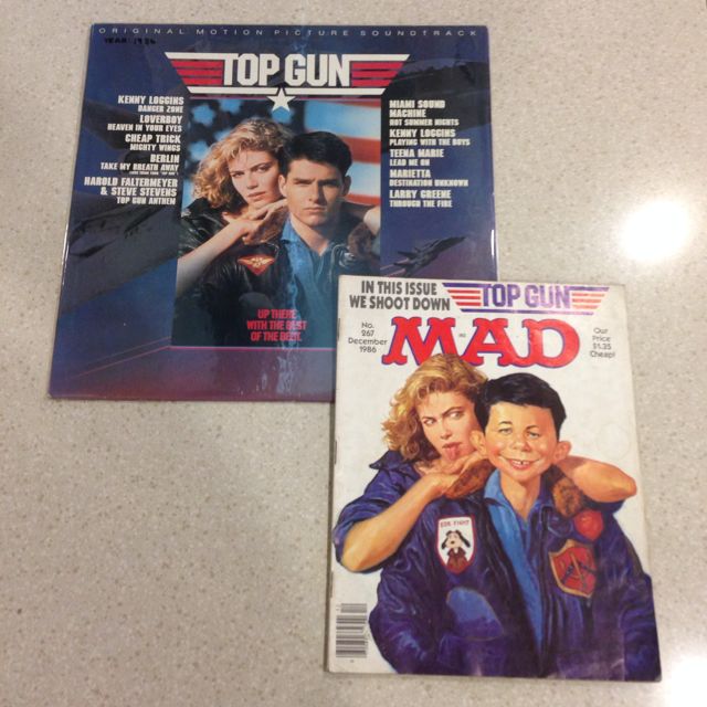 (Sold To C*****e!) Original Vintage 1986 MAD Magazine "TOP GUN" Issue ...