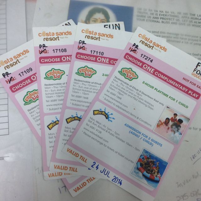Wild wild wet water theme park ticket/explorer kid, Tickets & Vouchers ...