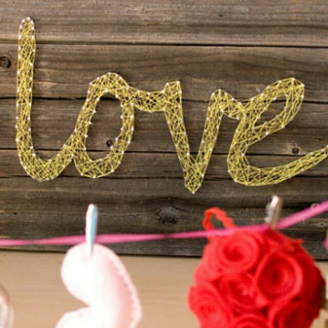 String Art Words/Alphabet, Hobbies & Toys, Stationery & Craft, Craft ...