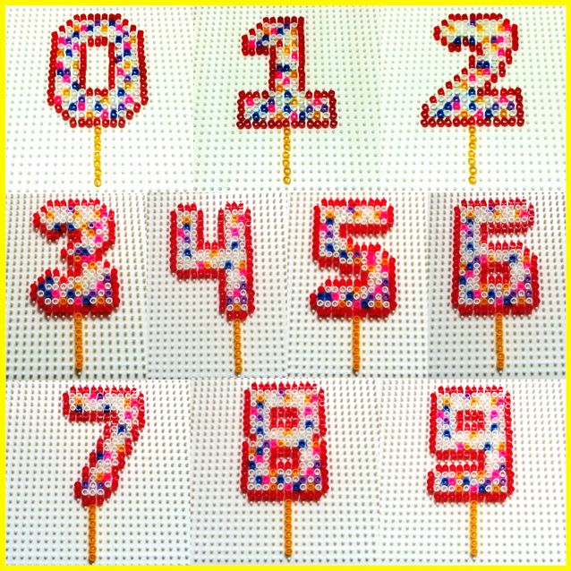 Pyssla Beads Candles For Birthday Cakes, Women's Fashion, Muslimah ...