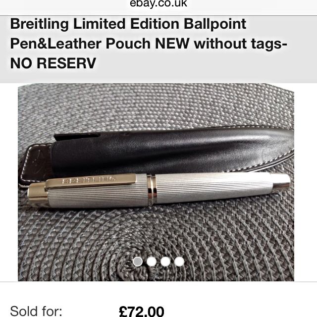 Authentic BN Breitling Limited Edition Ballpoint Pen, Hobbies & Toys ...
