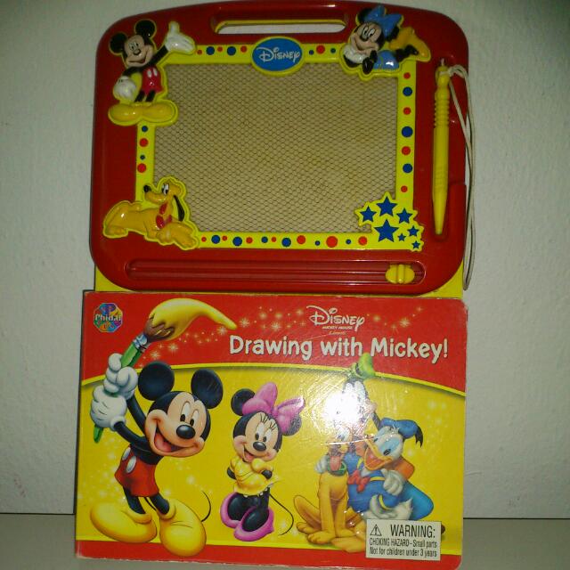 Disney,drawing Wf Mickey, Hobbies & Toys, Toys & Games on Carousell
