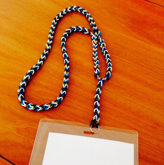 Rainbow Loom Lanyard