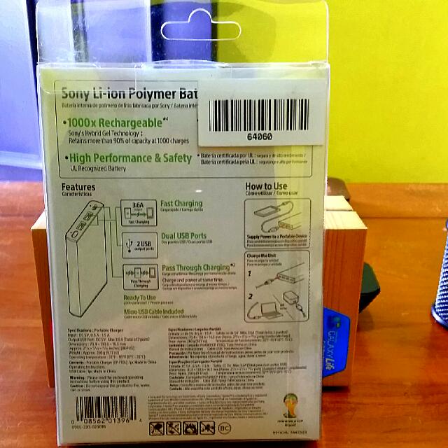 Sony Portable Charger (Original), Computers & Tech, Parts & Accessories ...