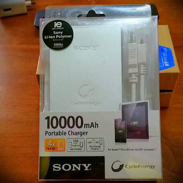 Sony Portable Charger (Original), Computers & Tech, Parts & Accessories ...