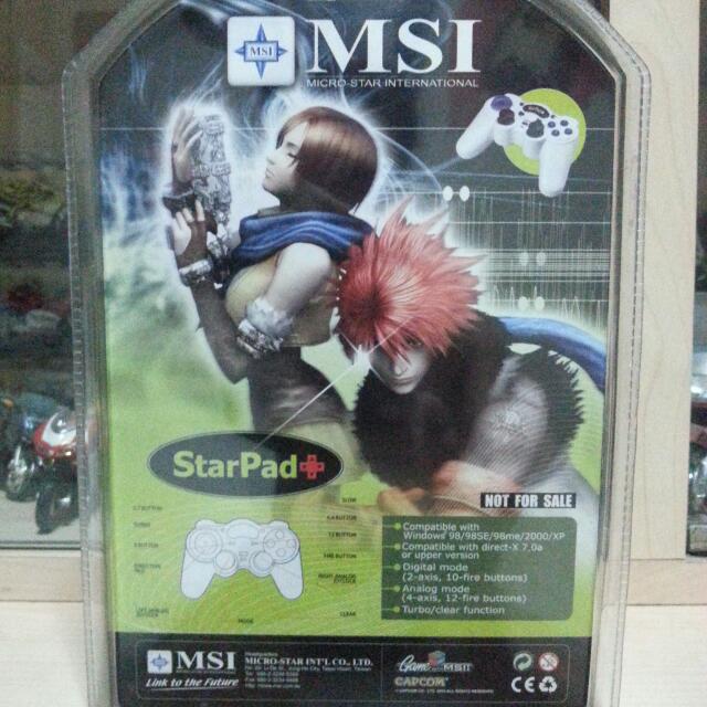 Un-Opened StarPad PC Game Controller By MSI [Capcom Co., Ltd], Hobbies ...