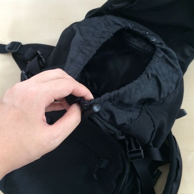 Muji Black Canvas Backpack, Men's Fashion, Bags, Backpacks on Carousell