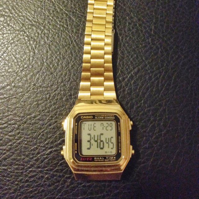 Casio Gold Digital Watch, Women's Fashion, Watches & Accessories ...