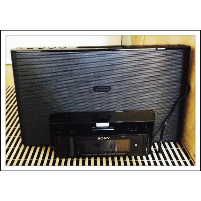 Sony Docking System- iPod and iPhone Dock, Alarm Clock, Radio (Black ...