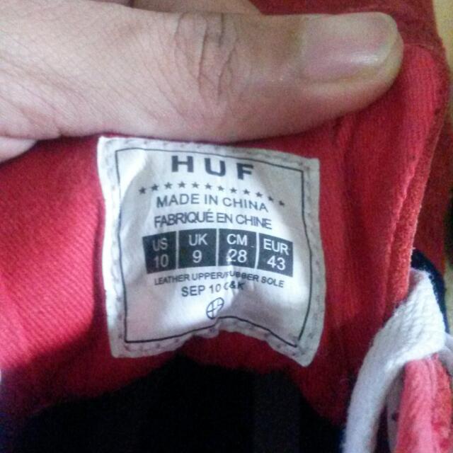HUF Hupper High Cut Shoe, Men's Fashion, Footwear, Sneakers on Carousell