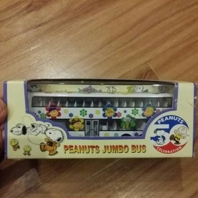 Snoopy/Peanuts Jumbo Bus , Hobbies & Toys, Toys & Games on Carousell