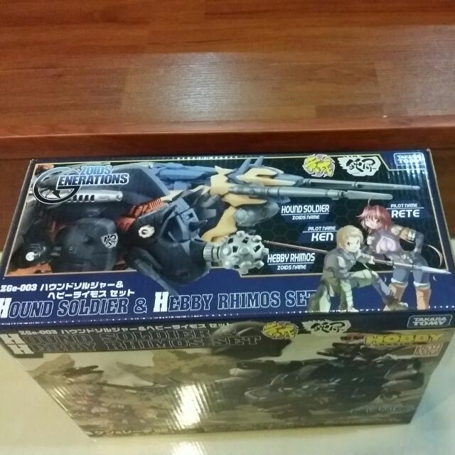 Zoids Generations ZGE-003 Hound Soldier & Hebby Rhimos Set, Hobbies ...