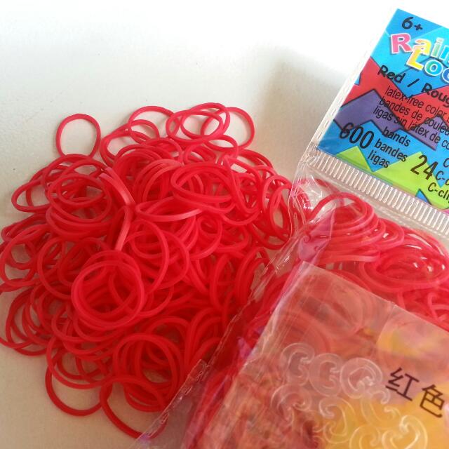 Rainbow Loom Red Opaque, Hobbies & Toys, Stationery & Craft, Craft ...