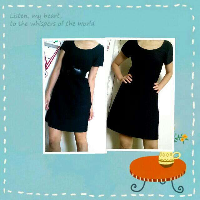 Basic Ah gogo Black Dress, Women's Fashion, Tops, Sleeveless on Carousell
