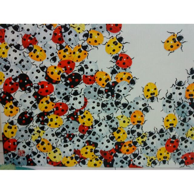 Acrylic Painting - Ladybirds, Hobbies & Toys, Stationery & Craft, Art ...