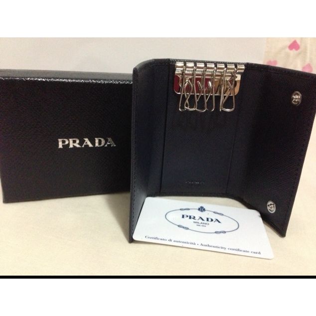 PRADA KEY POUCH, Luxury, Bags & Wallets on Carousell
