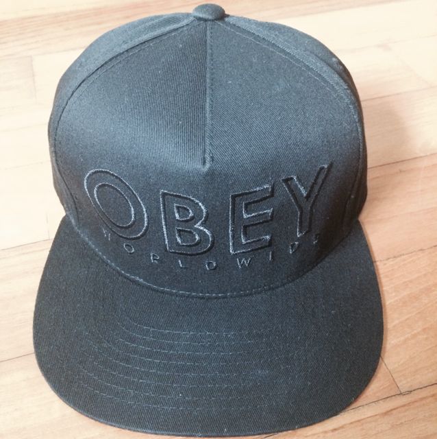 OBEY Propaganda Snapback (Black), Men's Fashion, Watches & Accessories ...