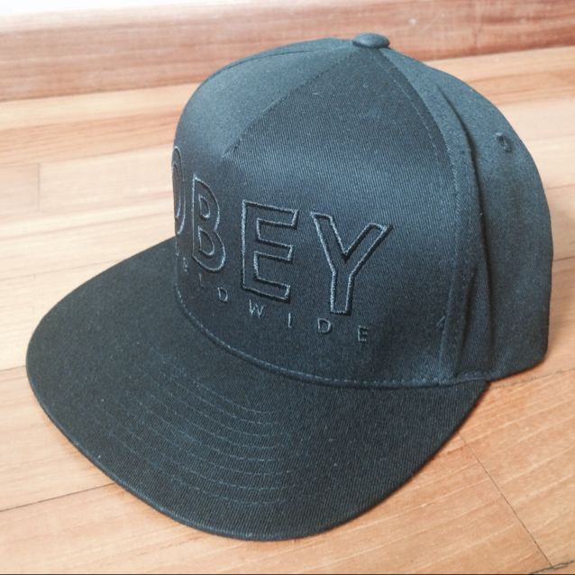 OBEY Propaganda Snapback (Black), Men's Fashion, Watches & Accessories ...