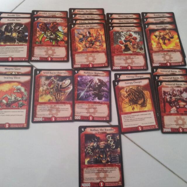 Duel masters fire cards speed attackers and humanss, Hobbies & Toys ...