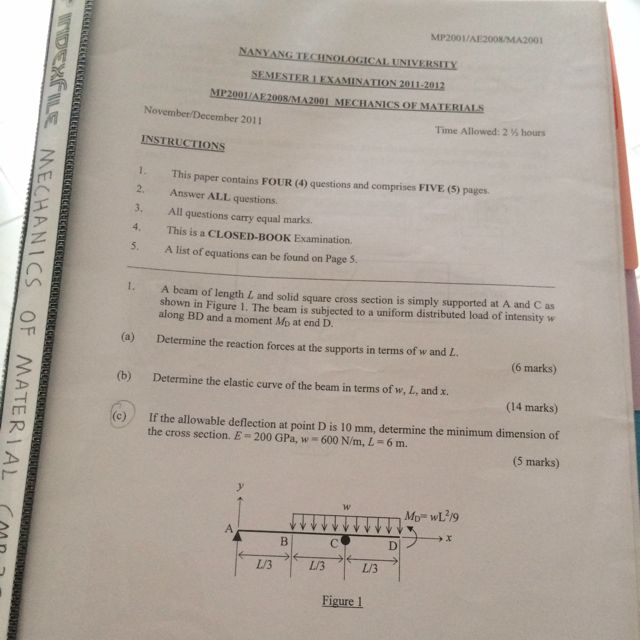 NTU - Past Year Paper Solution / Tutorial Solution, Hobbies & Toys, Books & Magazines, Textbooks ...