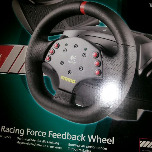 MOMO Racing Force Feedback Wheel for PC, Hobbies & Toys, Toys & Games ...