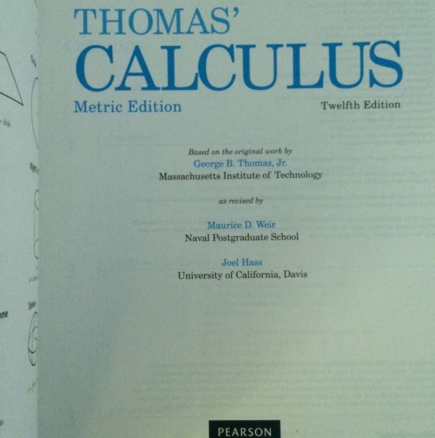 Pearson Thomas Calculus 12 Edition BRAND NEW, Hobbies & Toys, Books ...