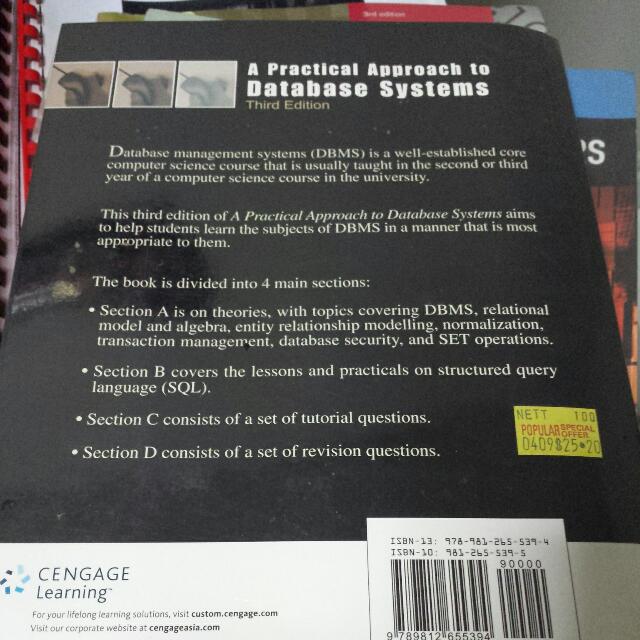 Practical Approach Database Management System Dbms Third Edition Sp Dmit Hobbies And Toys Books
